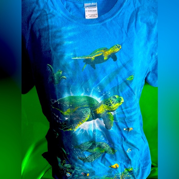 Tops | Vsco Vintage Summer Sea Turtle Graphic Tee | Poshmark